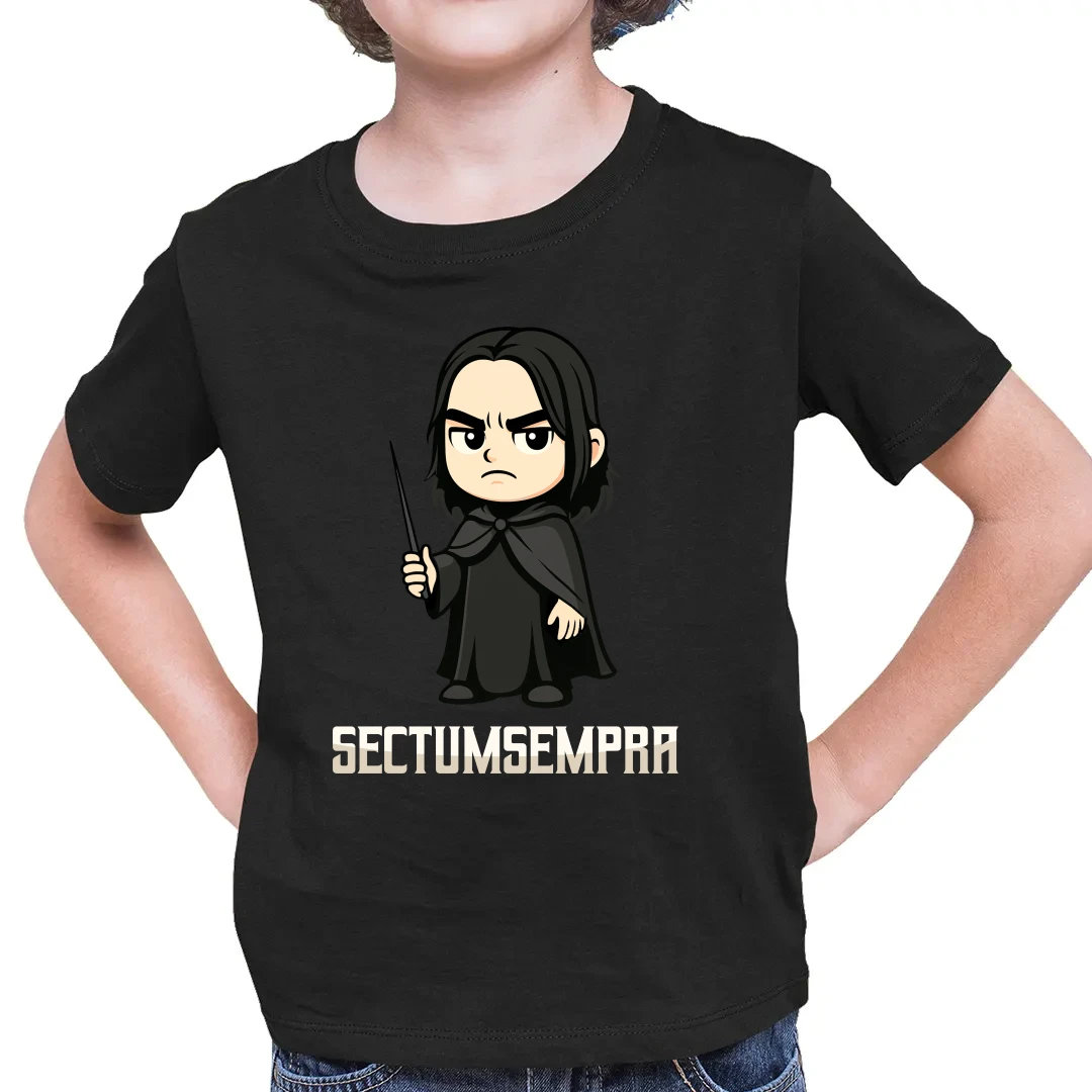 Sectumsempra - Severus Snape - dziecięca koszulka na prezent Czarny 7/8 ...