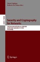 Security and Cryptography for Networks - Springer-Verlag Gmbh | Książka w Empik