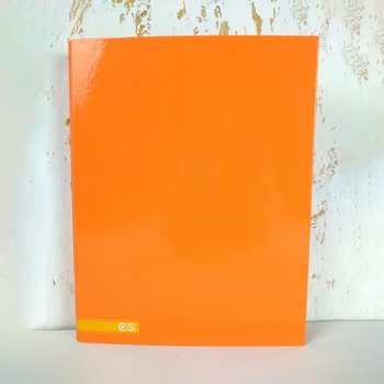 Segregator A4 2-ringowy biurowy szkolny cienki wąski 25 mm pomarańczowy - | Sklep EMPIK.COM