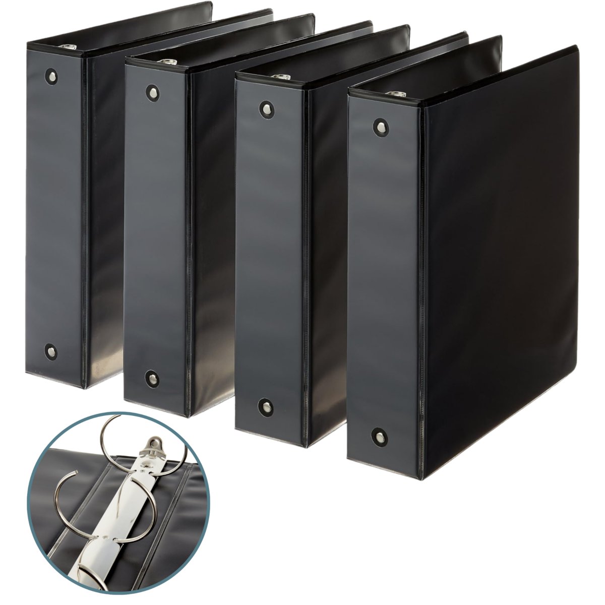 SEGREGATOR A4 C4 70mm Biurowy na Dokumenty z Dźwignią Czarny 3 ringowy - Amazon Basics | Sklep ...