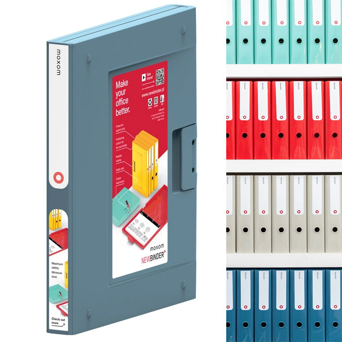 SEGREGATOR BIUROWY DO DOKUMENTÓW ORGANIZER ZAMYKANY NEWBINDER 35 ...