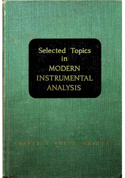 Selected topics in modern instrumental analysis - Prentice Hall ...