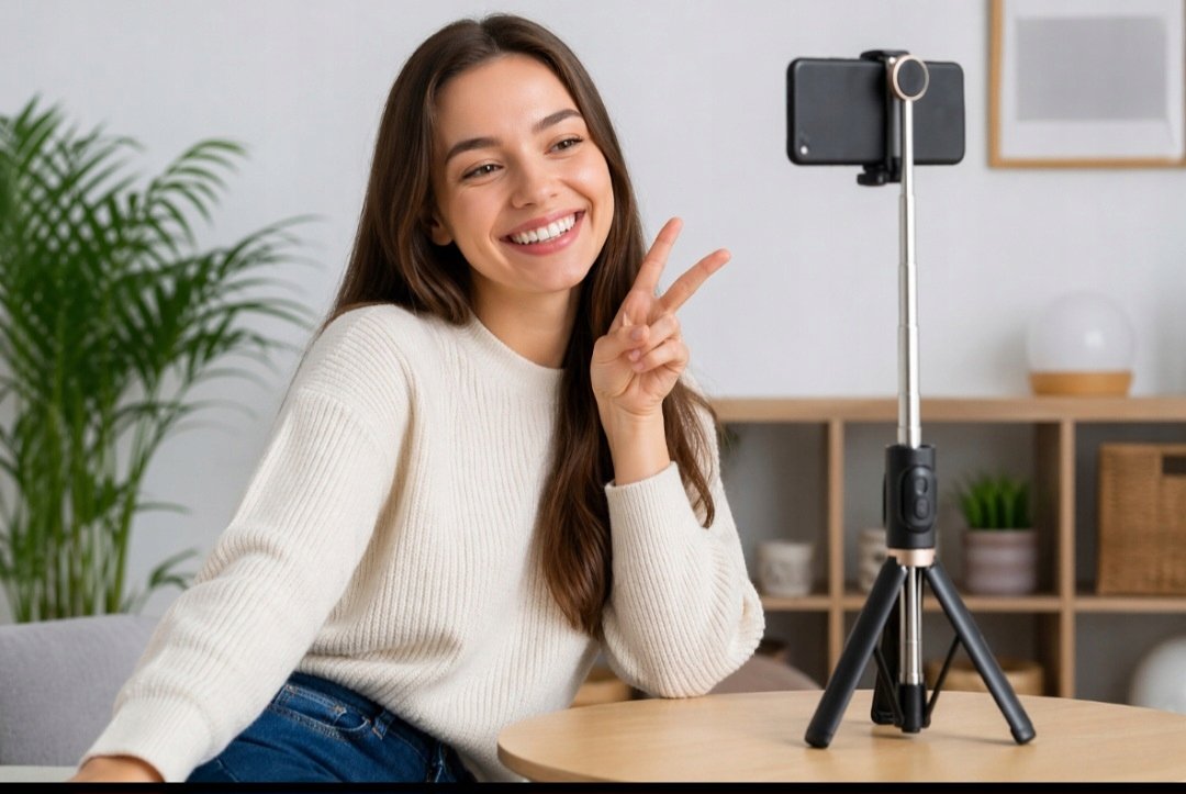 Selfie stick ze statywem i pilotem bluetooth 74 cm - Lab31 | Sklep ...