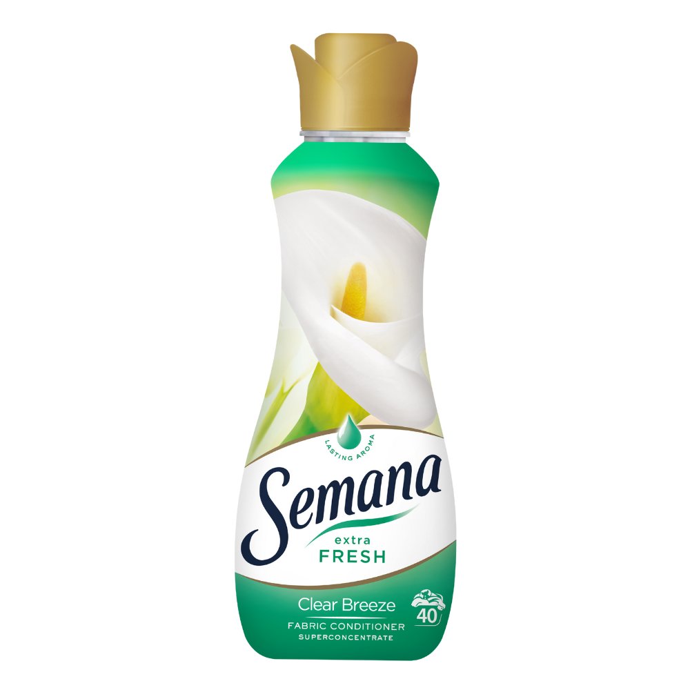 Semana Extra Fresh płyn do płukania prania Clear Breeze 0,8l 40 prań ...