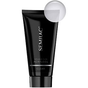 Semilac, Double Flex, akrylożel Clear, 60 ml | Sklep EMPIK.COM