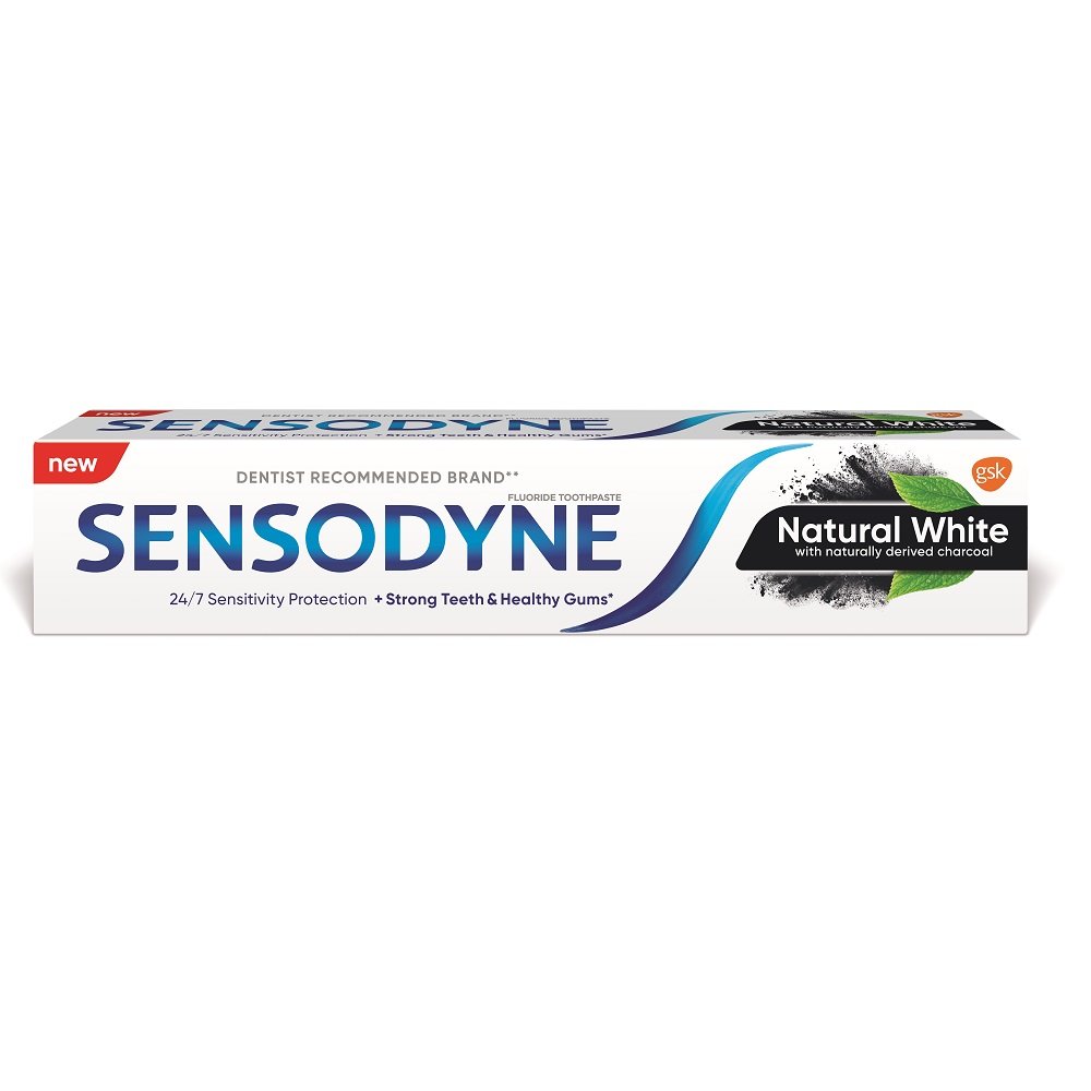 Sensodyne Natural White Wybielająca Pasta Do Zębów Z Węglem Aktywnym ...