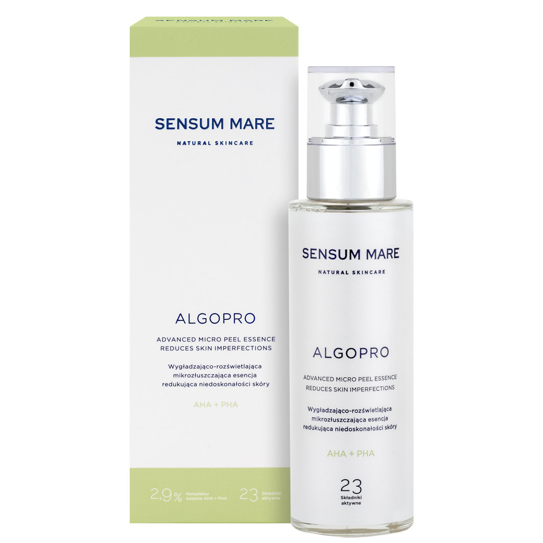 SENSUM MARE, Wygładzająco – rozświetlająca esencja mikrozłuszczająca ...