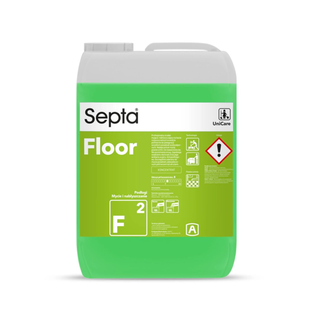 SEPTA FLOOR F2 10L PŁYN DO MYCIA PODŁÓG, KONCENTRAT, NADAJE POŁYSK ...