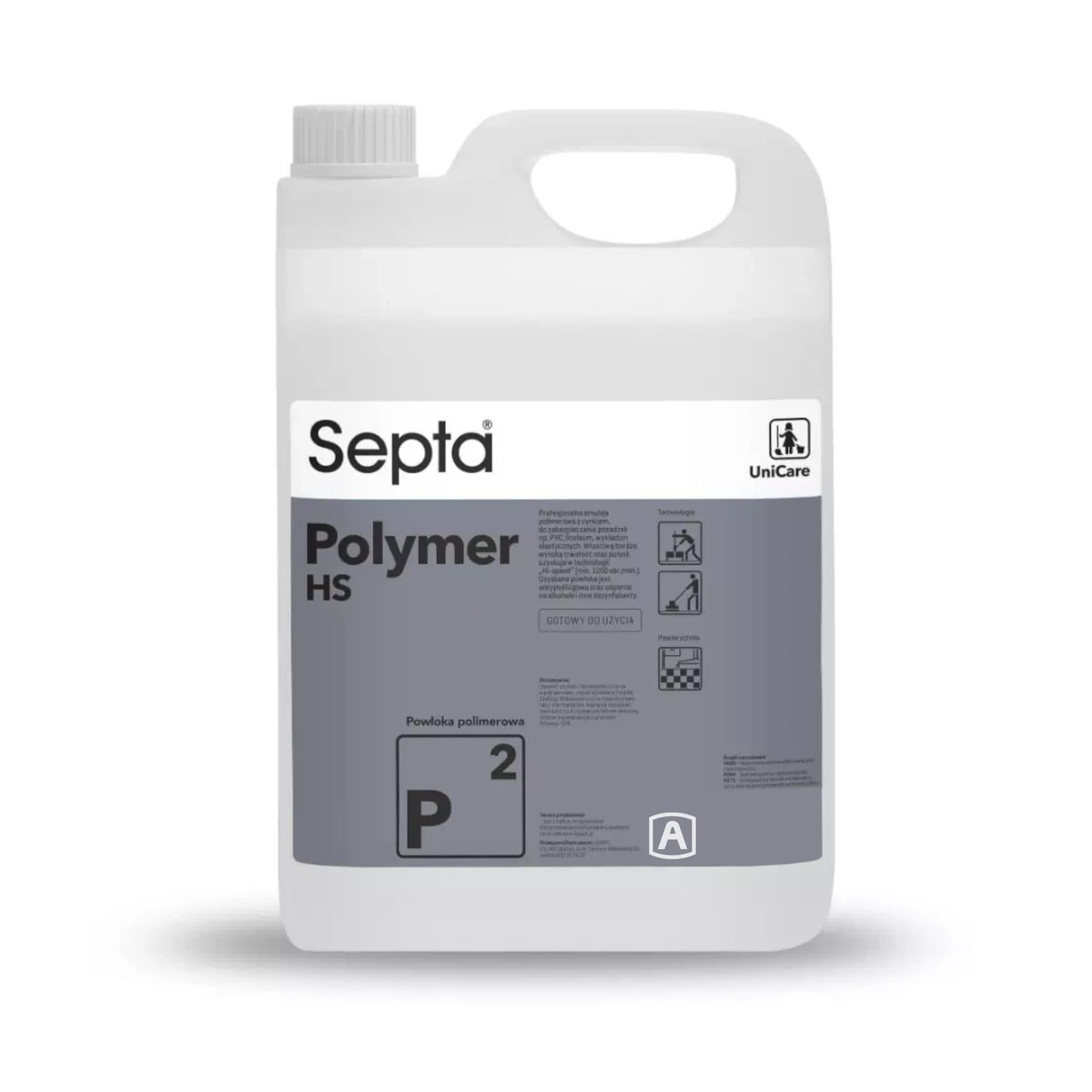 SEPTA POLYMER HS P2 5L POLIMER DO ZABEZPIECZANIA POSADZEK WYSOKI POŁYSK ...
