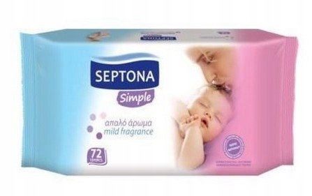 Septona Baby Simple Chusteczki Nawilżane 72 Sztuki - Septona | Sklep ...