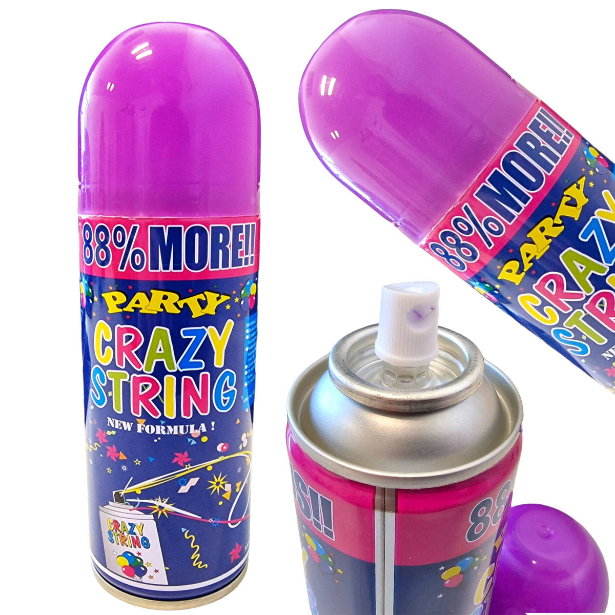 Serpentyna w sprayu Fioletowa 250ml - PrzydaSie.pl | Przyjęcia i okazje ...