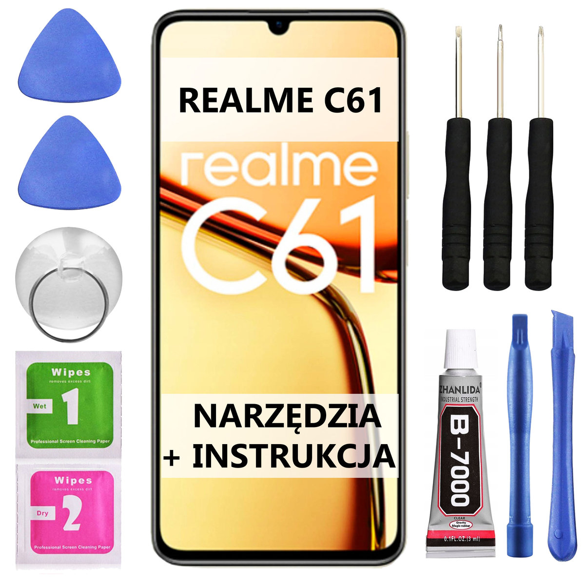 SERVICE PACK WYŚWIETLACZ DO REALME C61 RMX3933 - Wyswietlacze_PL ...