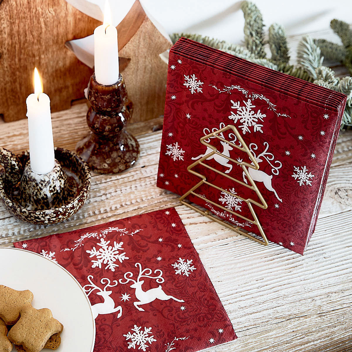 Serwetki papierowe VERMELL 20 sztuk 33x33 cm HOMLA - Homla | Przyjęcia ...