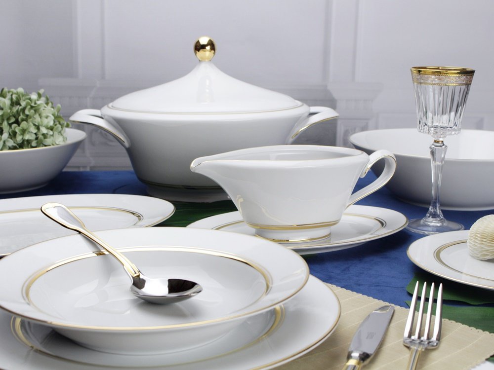 Serwis obiadowy na 6 osób (25 el) Ćmielów - Margaret G667 - PFP Ćmielów ...