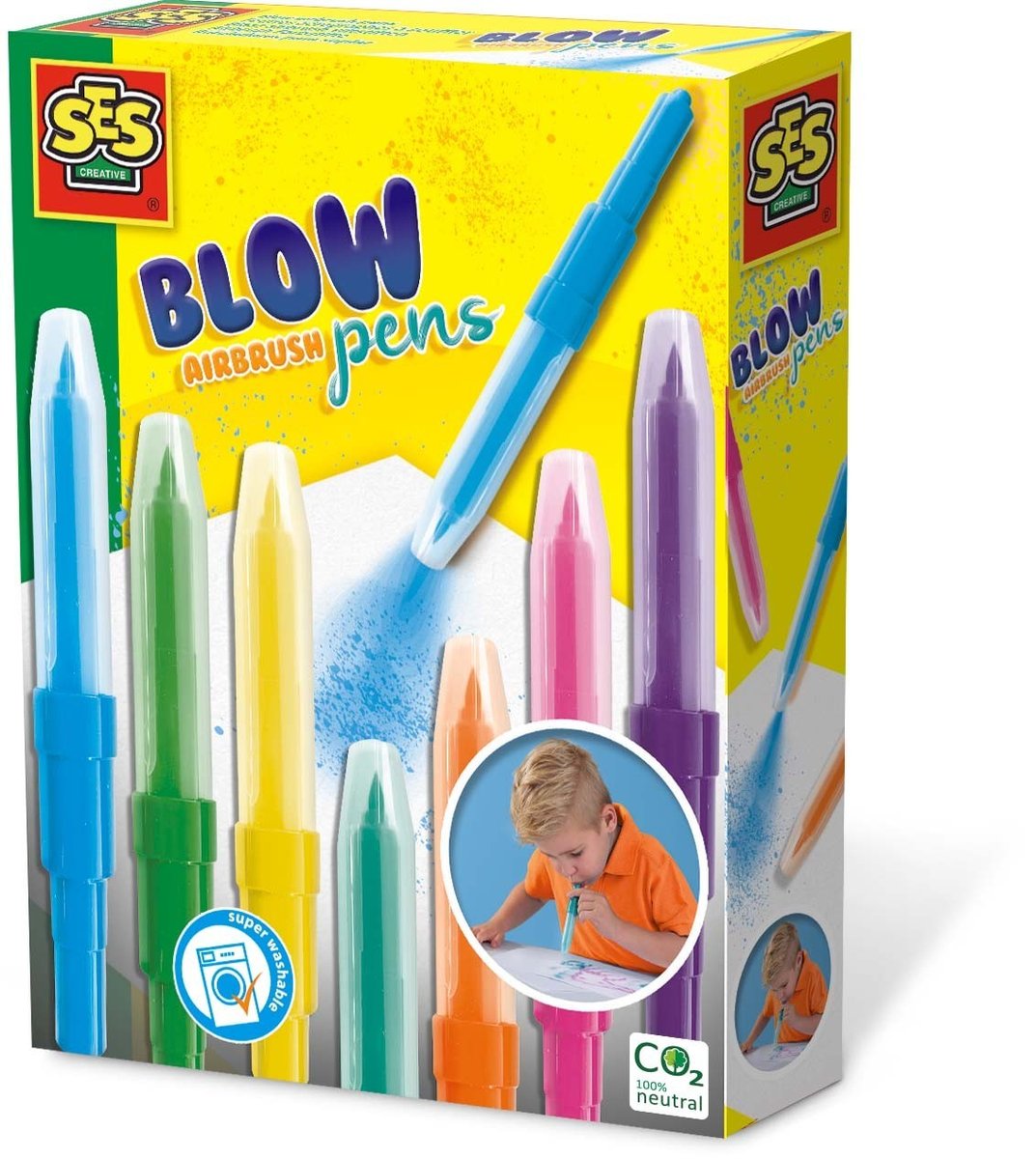 SES Creative, Kreatywna zabawa kolorowanie za pomocą dmuchania ...
