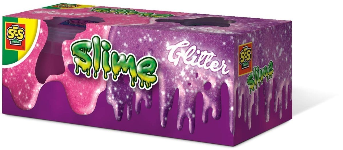 SES Creative, masa plastyczna Slime Brokatowy, 2x120 g - SES | Sklep ...