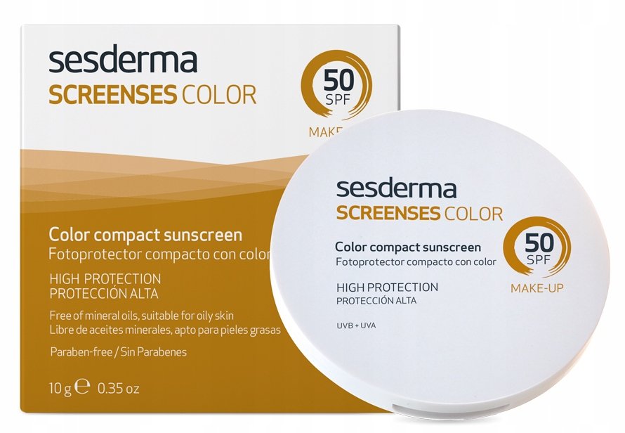 Sesderma, Screenses Kompakt Bloker UVA UVB SPF50+, 10g | Sklep EMPIK.COM