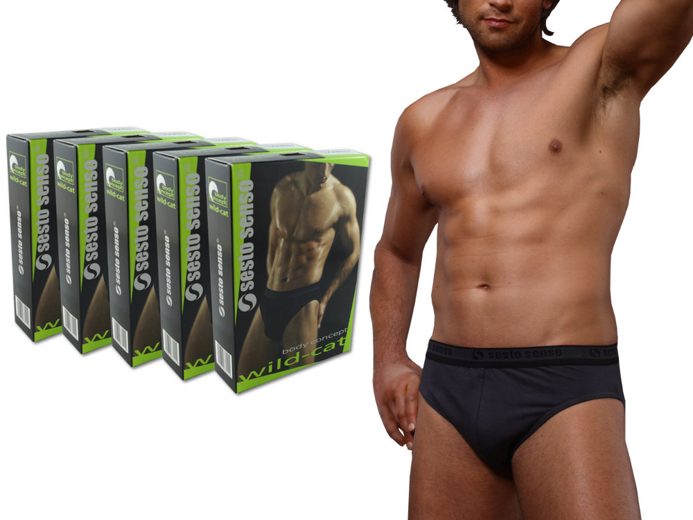 SESTO SENSO wildcat 5szt. SLIPY MĘSKIE kolory - rL - Inna marka | Moda Sklep EMPIK.COM