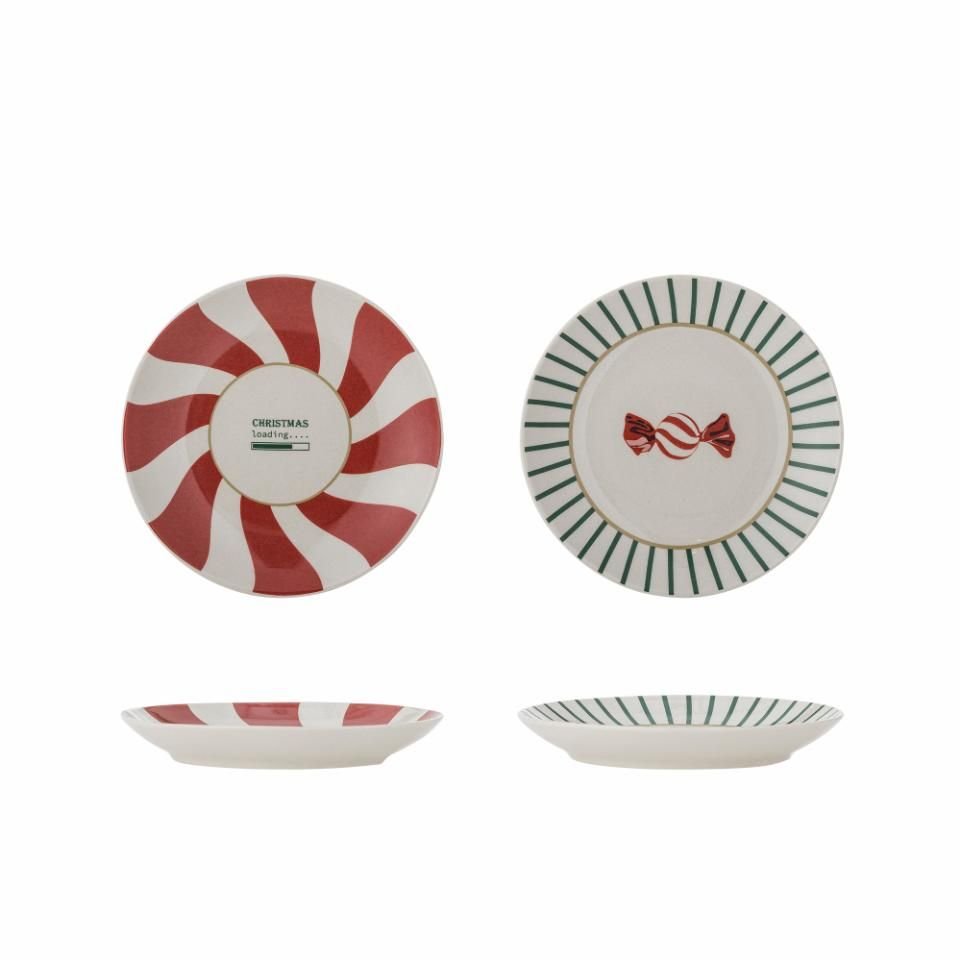 Set 2 Piatti Natalizi Yule in Gres bloomingville - Inna marka | Sklep ...