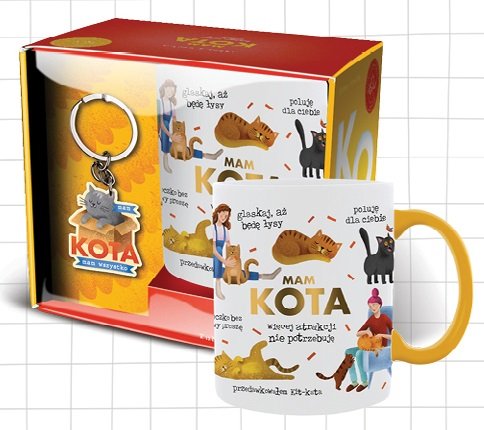 Set K+B PORYS Kot - Pan Dragon | Sklep EMPIK.COM