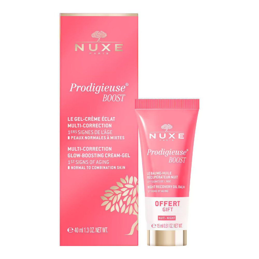 Set Nuxe: Creme Prodigieuse Boost, Recovery, Night, Balm, For Face, 15 ...