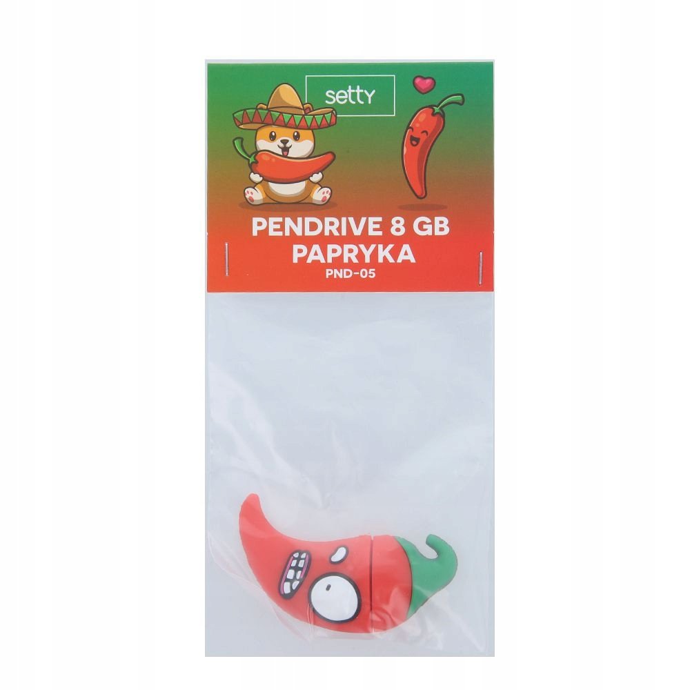Setty Pendrive 8Gb Papryka Pnd-05 - Setty | Sklep EMPIK.COM