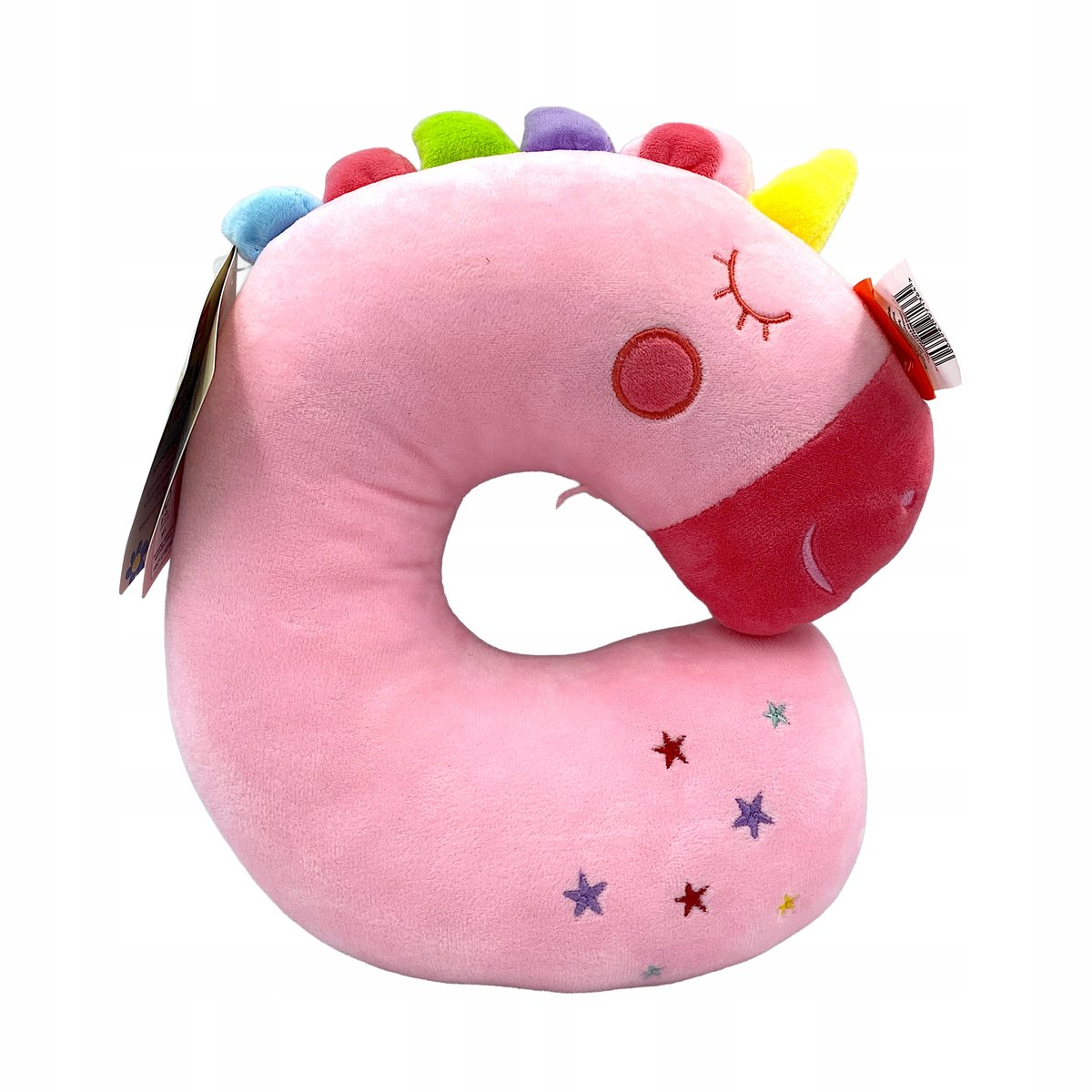 Setty Poduszka do samochodu samolotu pod szyję JEDNOROŻEC różowy ...