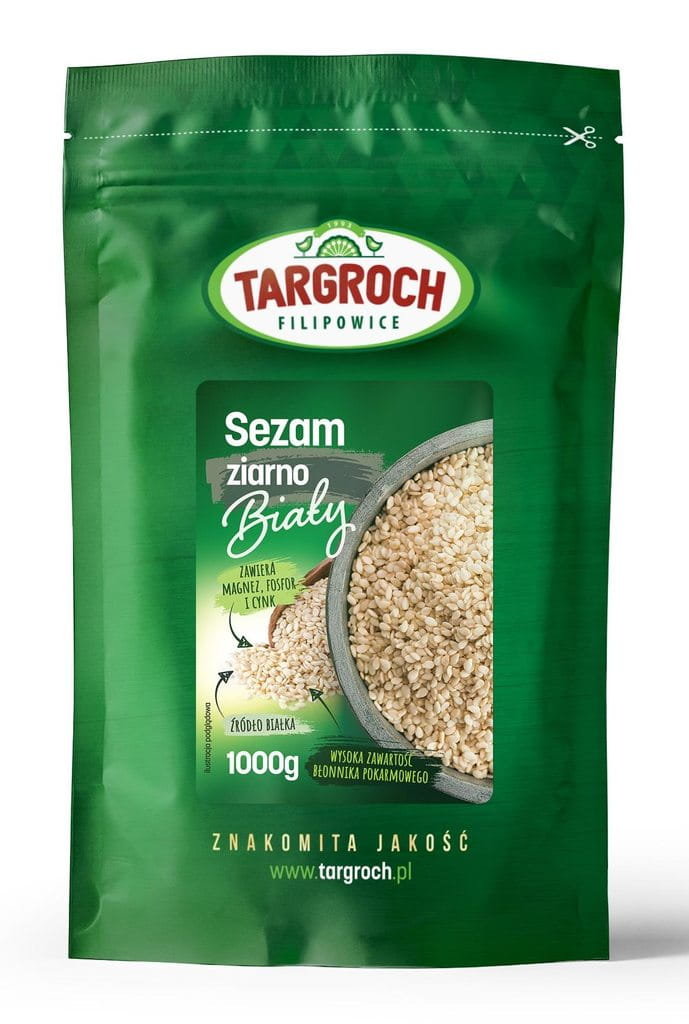 Sezam Biały Ziarno 1Kg Targroch - Inna marka | Sklep EMPIK.COM