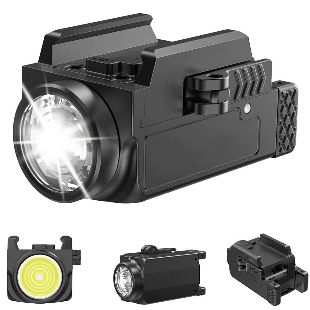SHADE RECON GUN Mini Latarka Taktyczna 800 Lm USB C - Pistolet - Inna ...