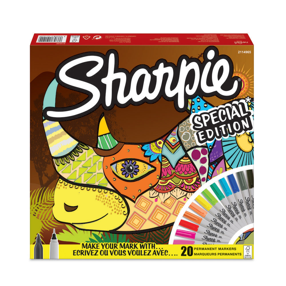 Sharpie, zestaw pisaków, Rhino Nosorożec - Sharpie | Sklep EMPIK.COM