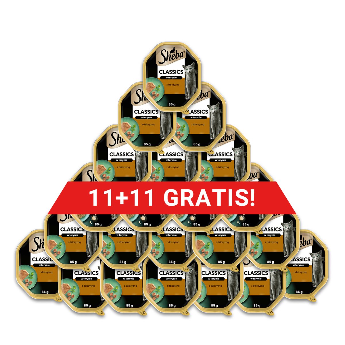 Sheba Tacka Pasztet Classics Dziczyzna 22x85g - Sheba | Sklep EMPIK.COM