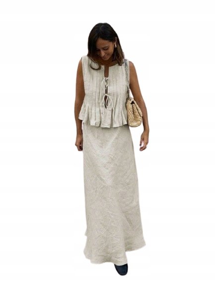 SHEIN KOMPLET BEŻOWY DWUCZĘŚCIOWY DAMSKI GŁADKI XL 1GC - Shein | Moda ...