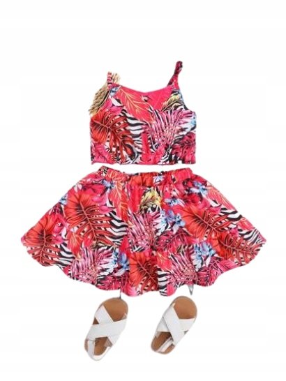 SHEIN KOMPLET DZIEWCZĘCY TOP SPÓDNICZKA 92/98 ŁWK - Shein | Sklep EMPIK.COM