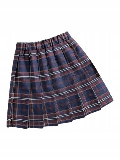 SHEIN ROZKLOSZOWANA SPÓDNICZKA W KRATĘ Z PLISAMI 122-128 1JA - Shein ...