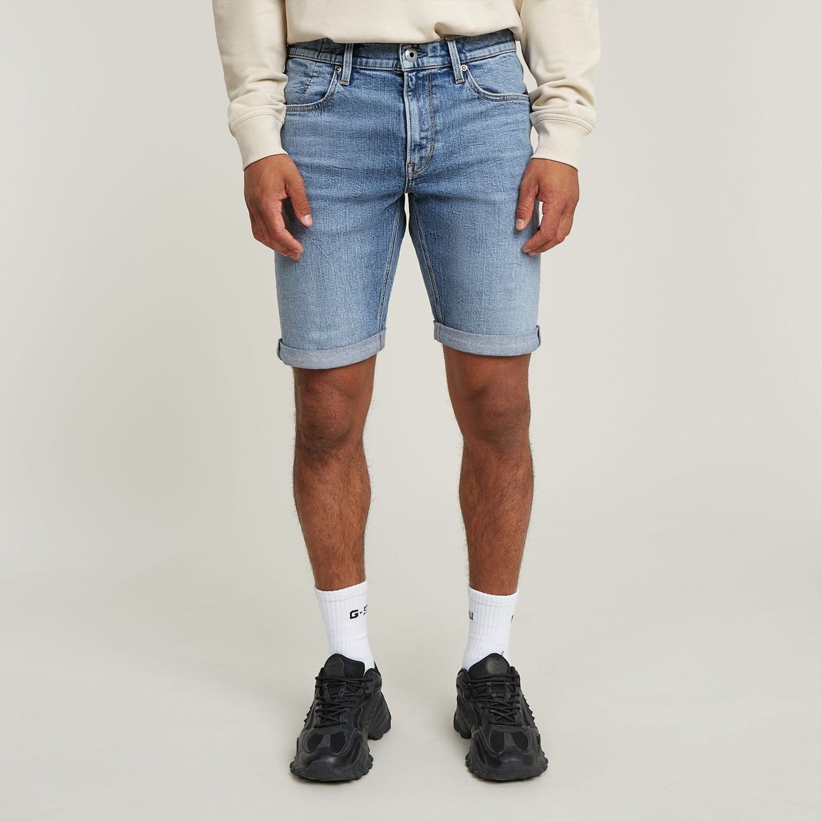 shorts e bermuda uomo g-star d24430-d930 mosa short h078 faded sea ...