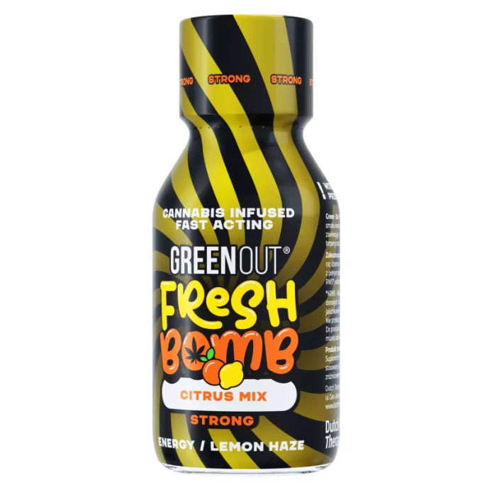 Shot konopny Dutch Therapy Green Out Fresh Bomb Citrus Mix - STRONG ...