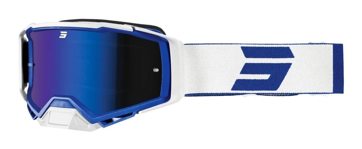 SHOT RACING GOGLE CORE BlUE / SZYBKA E LUSTRO - Inna marka ...