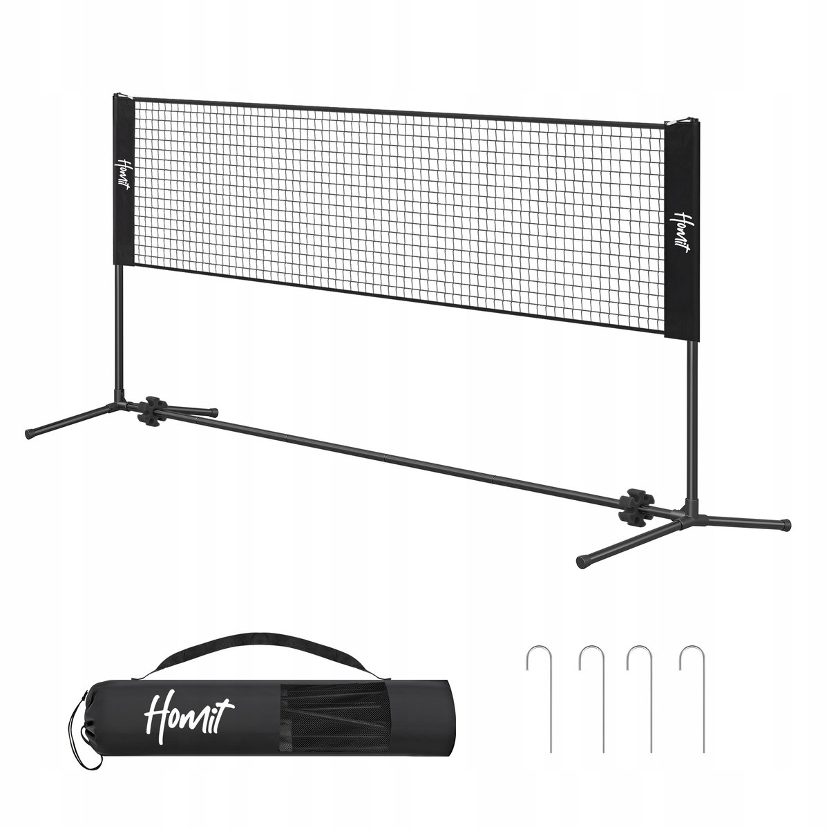 Siatka do badmintona tenisa siatkówki HOMIT regulowana 3m - inna (Inny ...