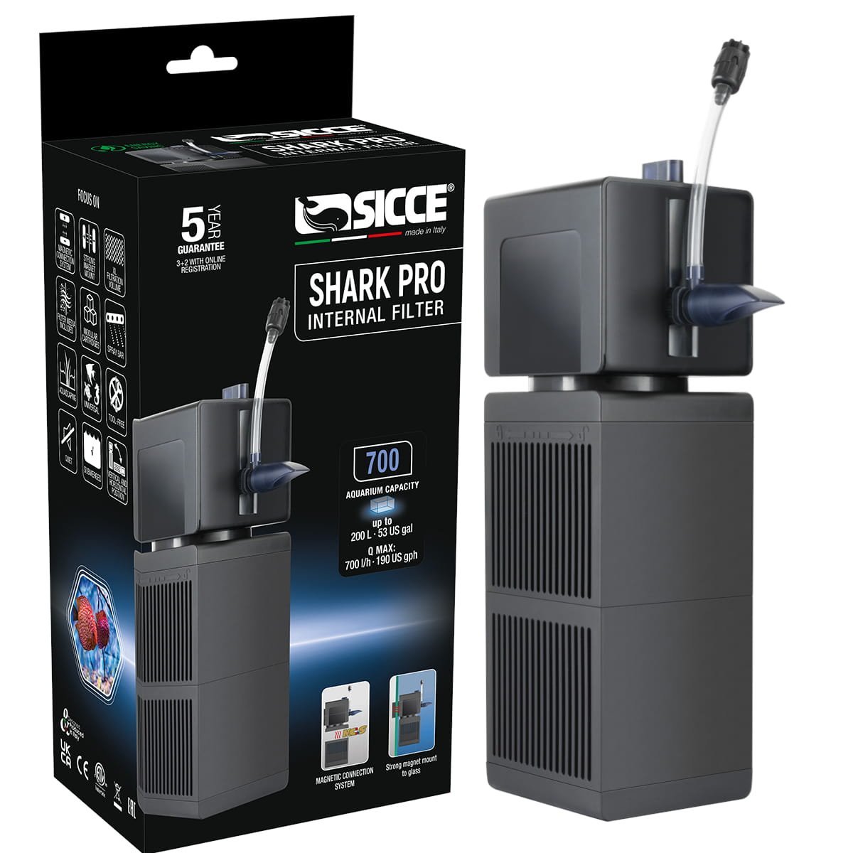Sicce Shark PRO 700 Filtr Wewnętrzny - Inna marka | Sklep EMPIK.COM