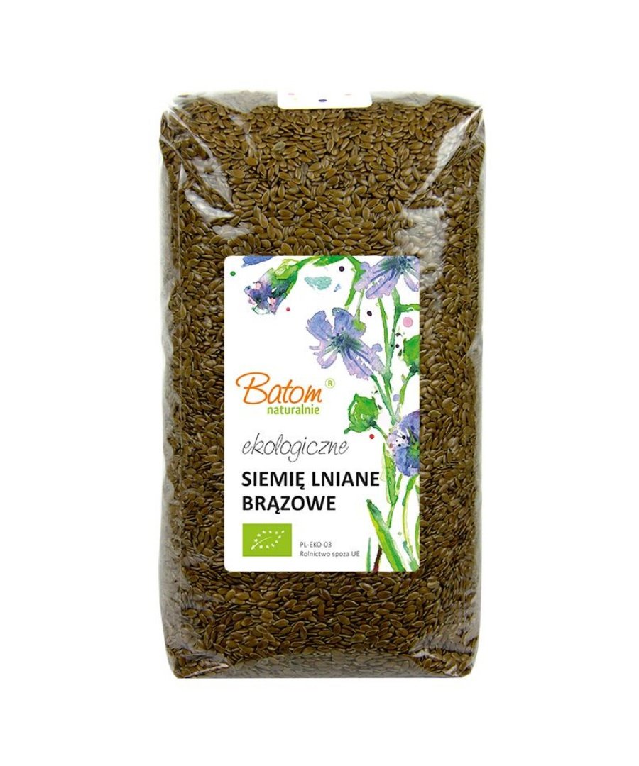 Siemię lniane brązowe BIO 1kg BATOM - Batom | Sklep EMPIK.COM
