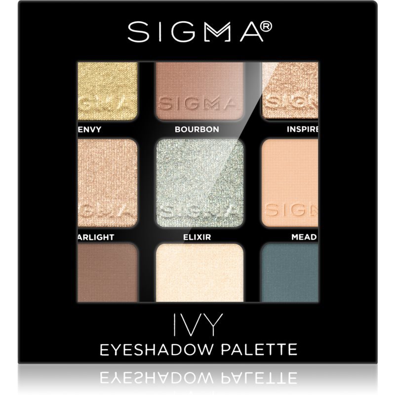 Sigma Beauty Eyeshadow Palette Ivy paleta cieni do powiek 9 g | Sklep ...
