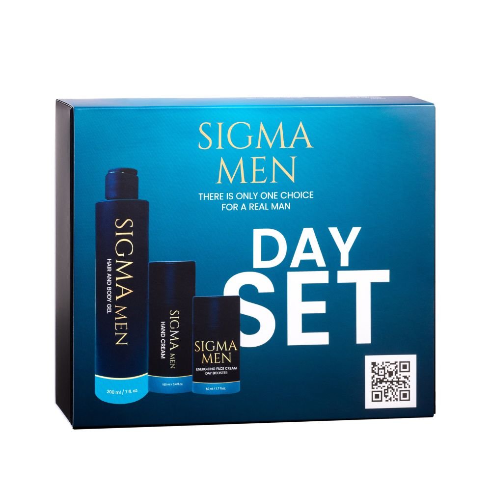 Sigma Men Day Set zestaw żel do mycia ciała i włosów 200ml + krem do ...