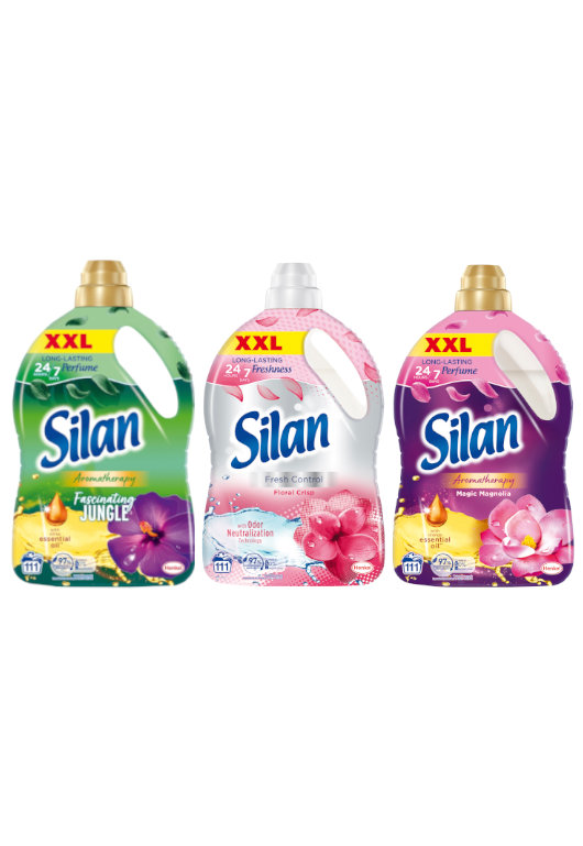 Silan Zestaw Płynów Do Płukania 3 X 111Pr 2,775L - Silan PL | Sklep ...