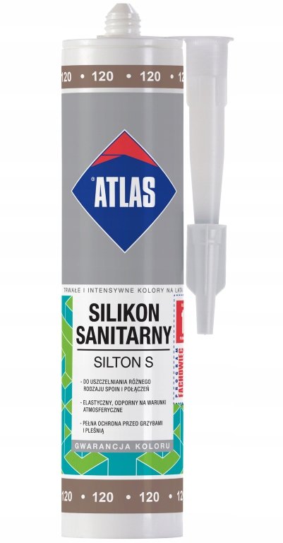 Silikon Atlas Silton 120 S Toffi 280ml Odporny na pleśń i ...