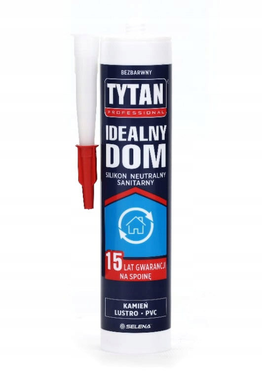 Silikon Neutralny IDEALNY DOM Tytan Professional 280 ml Bezbarwny ...