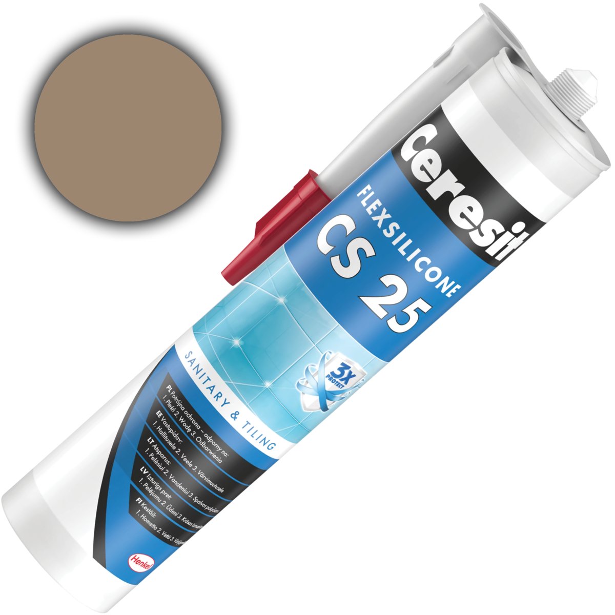 Silikon Sanitarny Ceresit CS25 Uniwersalny Uszczelniacz Frappe 280 ml - Henkel | Sklep EMPIK.COM