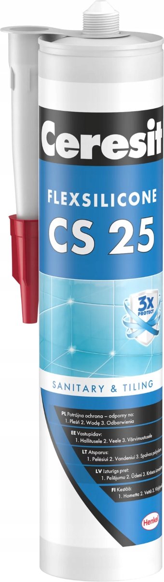 Silikon Sanitarny Cs25 Biały 01 280Ml Ceresit - Ceresit | Sklep EMPIK.COM