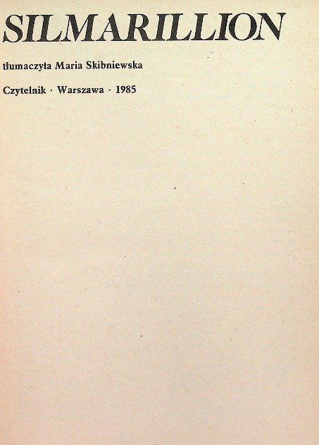 Silmarillion - J.R.R. Tolkien | Książka w Empik