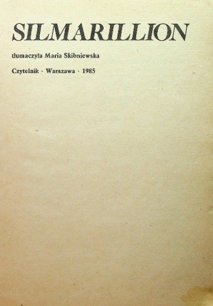 Silmarillion - J.R.R. Tolkien | Książka w Empik