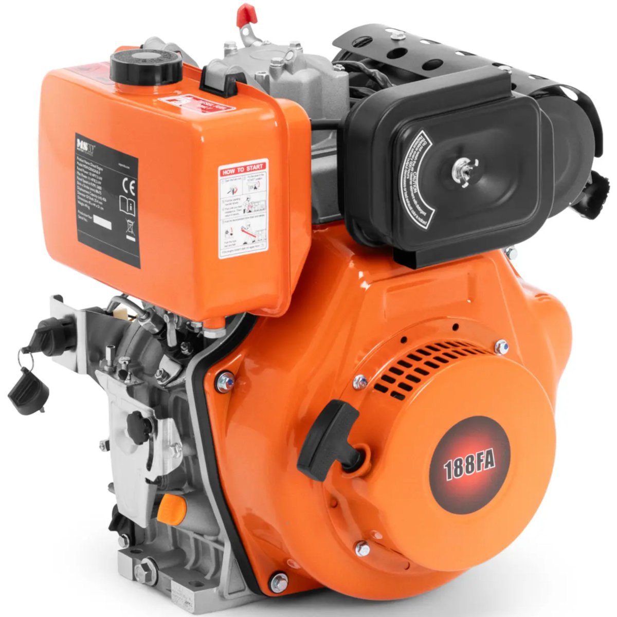 Silnik spalinowy Diesel jednocylindrowy 4 SUW z rozrusznikiem linkowym ...